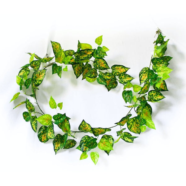 2 Pack - Artificial Red Pothos Garland - 190cm – Forever Hedge